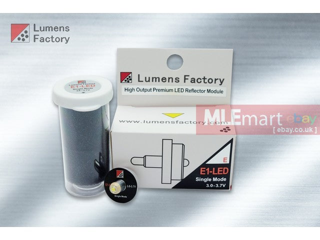 Lumens Factory E1-LED Single Mode LED Assembly (Gen 4) - Nichia 319A Neutral White 80-CRI ...