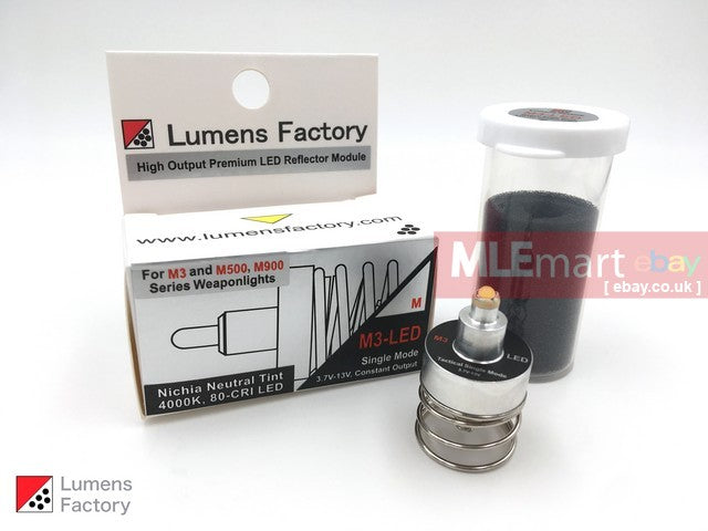Lumens Factory M3-LED Single Mode LED Assembly - Nichia 319A Neutral White 80-CRI | MLEmart.com