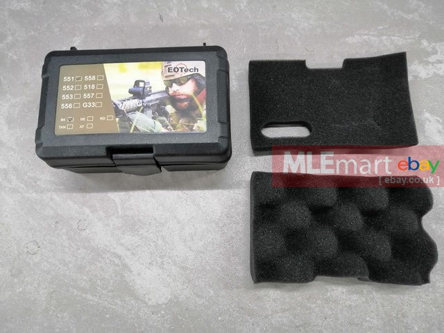 ACM Airsoft Sight Plastic Storage Packing Box ( int. approx. size 24 x ...