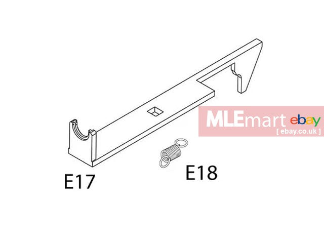 PTS Masada MSD AEG Tappet Plate & Spring (E17+E18) | MLEmart.com