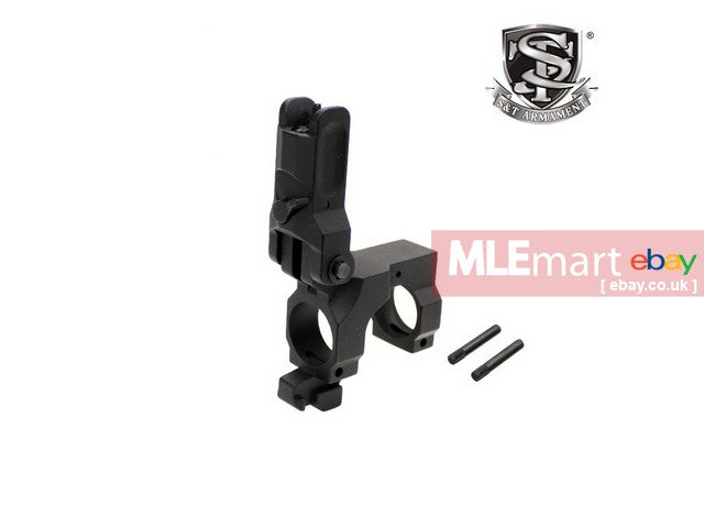 S&T M4 KAC URX Style Flip Up Front Sight BK | MLEmart.com