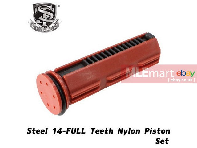 S&T Steel 14-FULL Teeth Nylon Piston Set | MLEmart.com