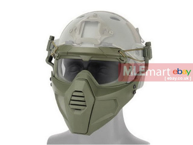 UFC Multidimentional UFC Tactical Goggle Mask Set OD | MLEmart.com