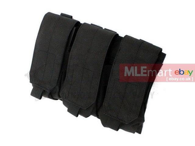 UFC M4 / G36 Triple Magazine Pouch For MOLLE BK | MLEmart.com
