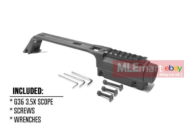 WE G36 / 999 3.5x Carry Handle Scope ( Black ) | MLEmart.com