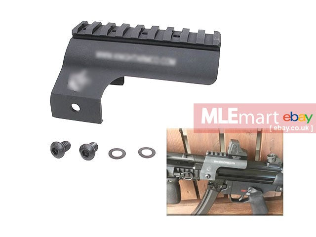 Wii Tech MP5 (Marui, VFC, WE) CNC 6061 Aluminium RAS Rail Mount (1372 ...
