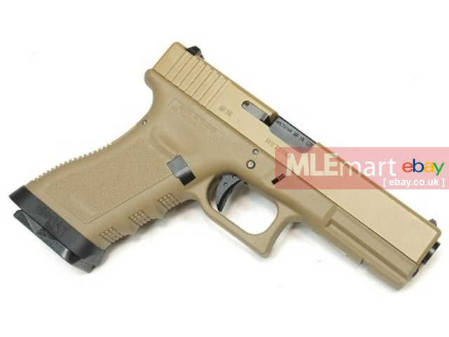 WE G18C GBB Pistol (Tan Slide, Tan Frame, Black Barrel) | MLEmart.com