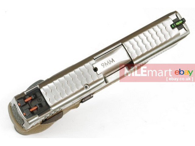 WE Metal Slide M&P Compact Semi-Auto GBB (Silver Slide/Silver Barrel ...