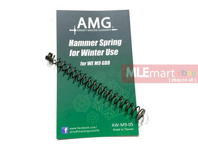 AMG Hammer Spring for WE M9 GBB (Winter Use) (AW-M9-05) | MLEmart.com