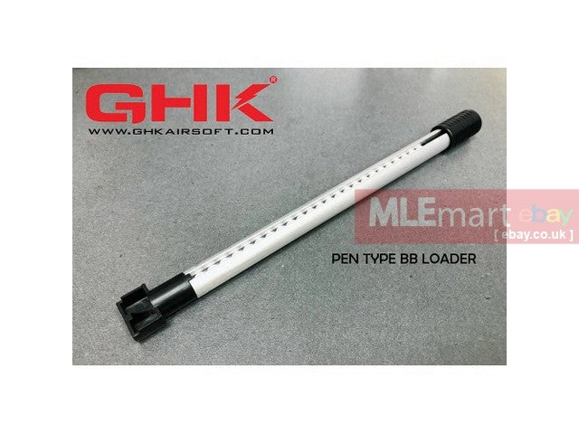 GHK Aluminum Pellet BB Loader Tube (Pen Type) | MLEmart.com