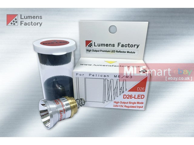 Lumens Factory D26-LED, Pelican M3, M6 Version LED Module - Warm Tint ...