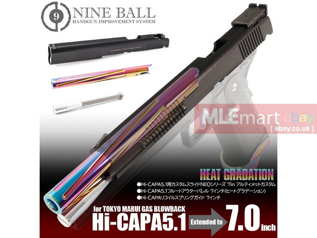 Laylax Nine Ball Ultimate Custom Slide NEO 7inch + Heat Gradation Outer ...