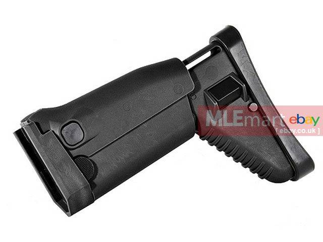 VFC Buttstock Full Set for SCAR-L / H AEG (Black) | MLEmart.com