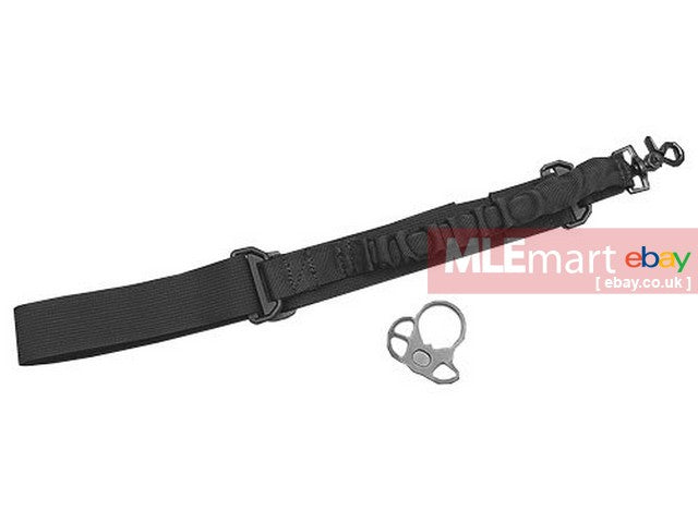 G&P Western Arms (WA) Steel Sling Adapter with Bungee Sling (Black ...