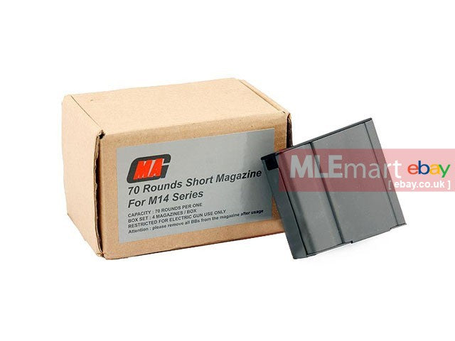 MAG 70rd M14 Short Metal Magazine (4pcs) | MLEmart.com