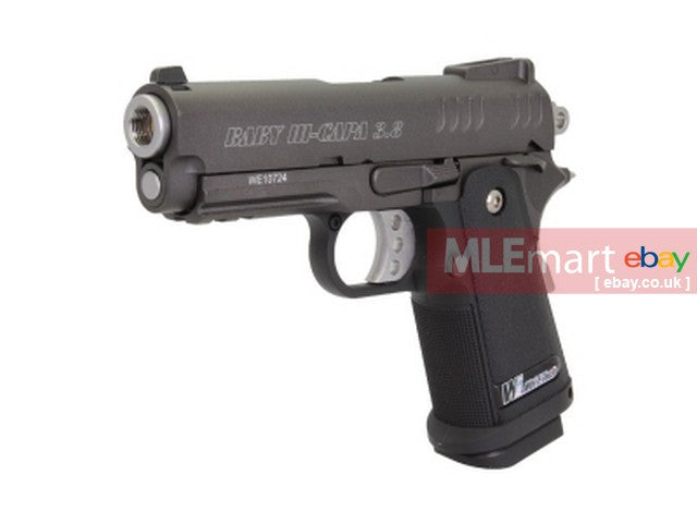 WE Baby HI-CAPA 3.8 Type 10 Full Metal GBB Pistol-BK | MLEmart.com
