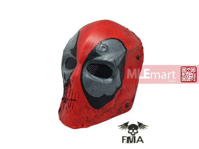 FMA Wire Mesh "SKULL 40D" RED Mask TB579 | MLEmart.com