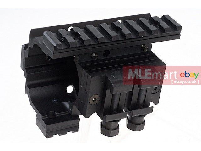 G&P KAC Type Sniper Version Adjustable Mount - Black | MLEmart.com