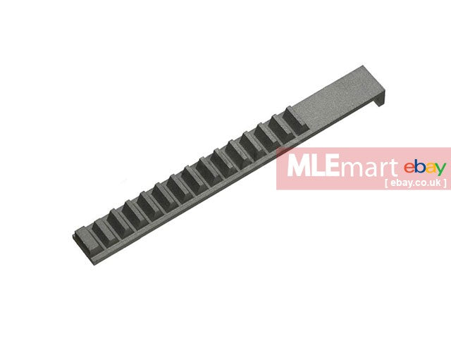 MAG Chrome Steel Piston Rack Gear for Systema PTW Series | MLEmart.com